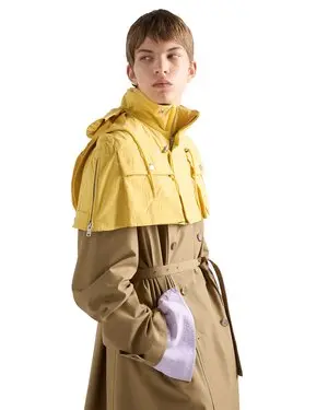 Prada Technical Fabric Capelet
