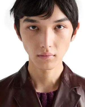Prada Double-breasted Nappa Leather Coat