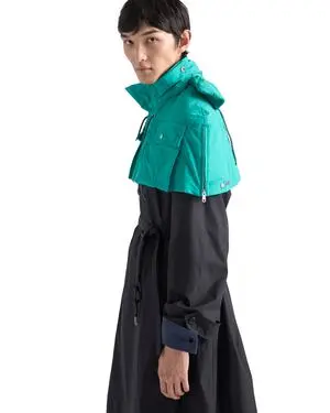 Prada Technical Fabric Capelet