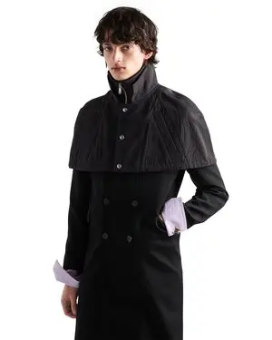 Prada Technical Fabric Capelet