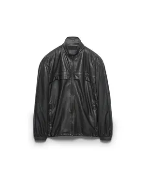 Prada Nappa Leather Jacket - Black