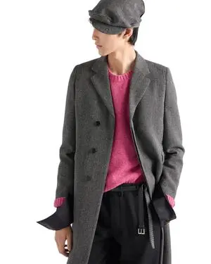 Prada Shetland Wool Crew-neck Sweater