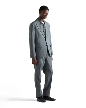 Prada Wool Zipper Hirt