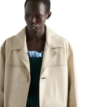 Prada Leather Coat