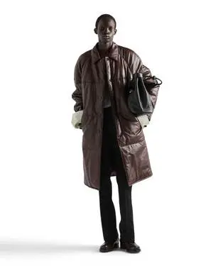Prada Padded Nappa Leather Coat