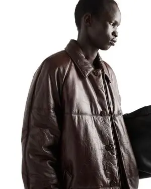 Prada Padded Nappa Leather Coat