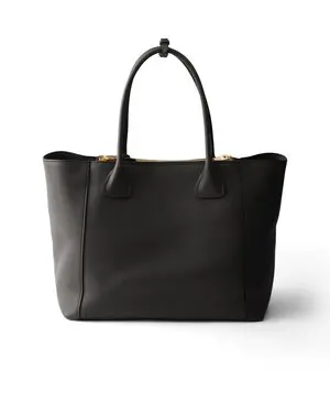 Prada Large Leather Tote Bag