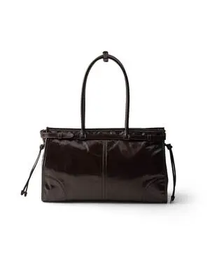 Prada Bonnie Large Leather Handbag