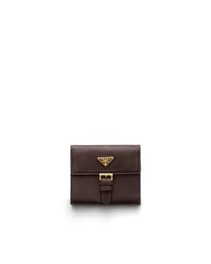 Prada Small Nappa Leather Wallet - Brown
