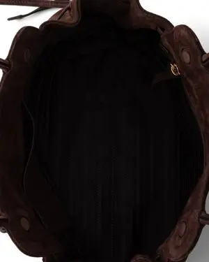 Prada Carry Medium Suede Bag
