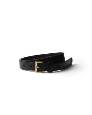 Prada Leather Belt - Black