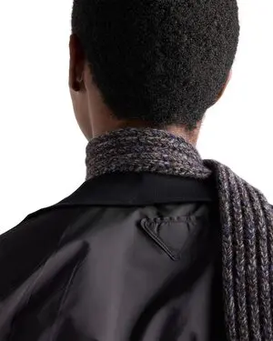 Prada Reversible Jersey Zipper Jacket With Hood