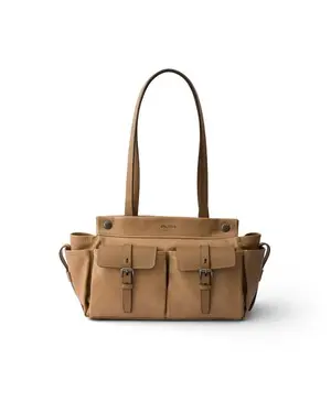 Prada Route Medium Leather Tote Bag