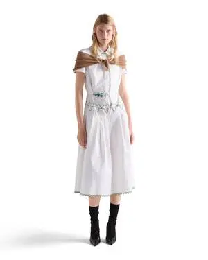 Prada Embroidered Old Reps Cloth Dress
