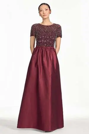Sachin & Babi Embellished Ball Gown