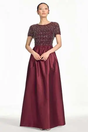 Sachin & Babi London Embellished Ball Gown
