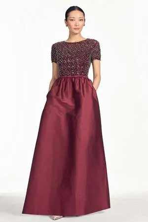 Sachin & Babi London Embellished Ball Gown