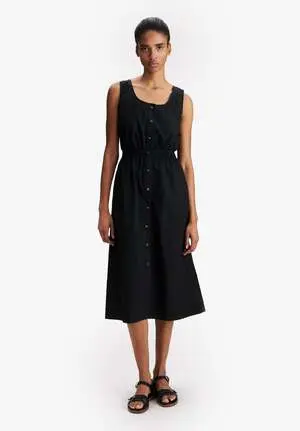 A.p.c. Eloise Button-detailed Dress