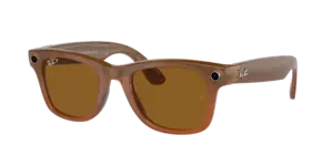 Ray-ban Meta Wayfarer Brown Polarized