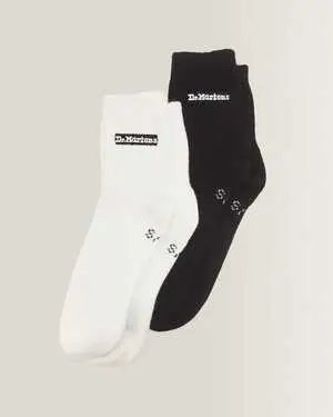 Dr. Martens Ribbed Crew Socks 2 Pack - Multi
