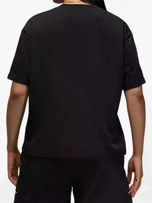 JORDAN X Nina Chanel Abney Logo Print T-shirt - Black