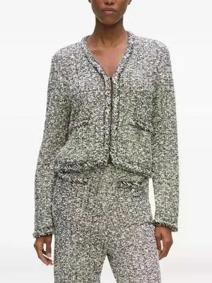 Karl Lagerfeld Bouclé-knit Cardigan