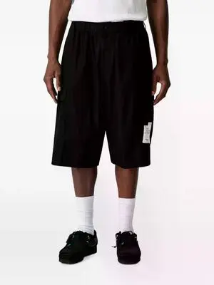 NEIGHBORHOOD Logo-patch Cargo Shorts - Black