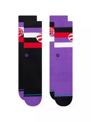 Stance X Nba Toronto Raptors Crew Socks - Black