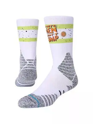 Stance Graphic-print Striped Socks - White