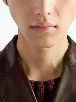 Prada Double-breasted Nappa Leather Coat