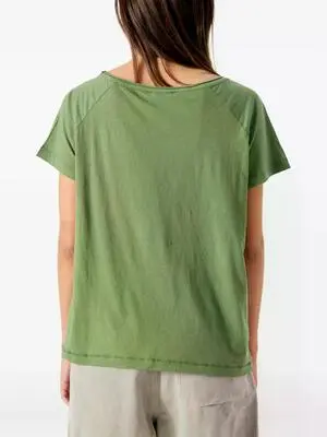 American Vintage Laloom" Raglan Sleeve T-shirt - Green
