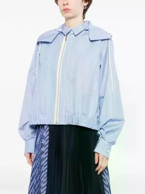 Sacai Striped Hooded Jacket