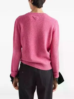 Prada Shetland Wool Crew-neck Sweater