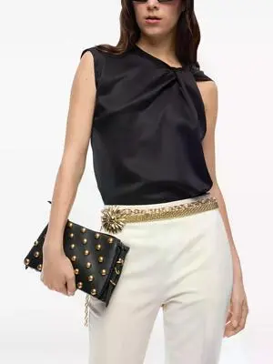 Pinko Sleeveless Satin Blouse