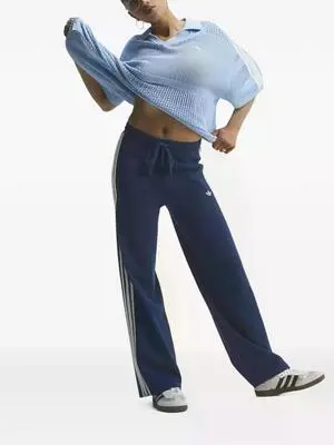 Adidas Firebird Track Trousers With Side Stripe Detailing - Blue