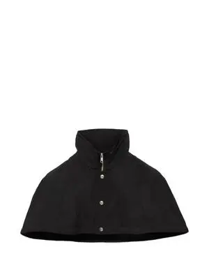 Prada Technical Fabric Capelet - Black