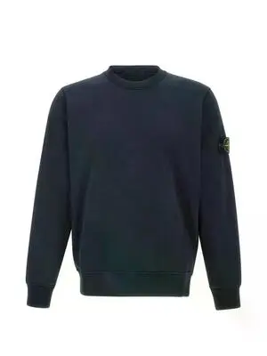 Stone Island Logo-patch Sweatshirt - Blue