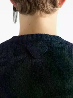 Prada Shetland Wool Crew-neck Sweater