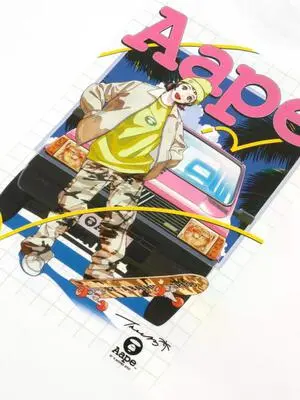 AAPE BY *A BATHING APE X Tree13 Graphic-print T-shirt