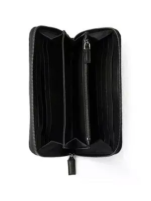 Prada Antiqued-leather Wallet