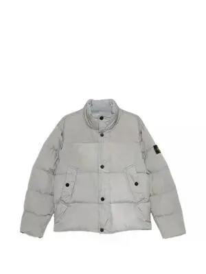Stone Island Logo-patch Jacket - Grey