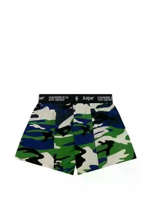 AAPE BY *A BATHING APE Camo-print Boxers - Green