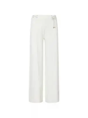 Liu Jo Knit Trousers With Drawstrings - Neutrals