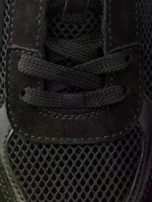 Prada Monolith Suede And Mesh Fabric Sneakers