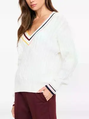 The Upside Josette Cable-knit Sweater