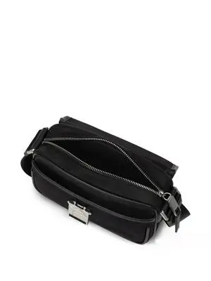Karl Lagerfeld K/nylon Buckle Messenger Bag