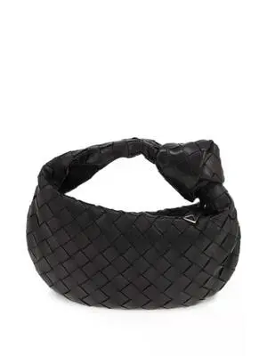 Bottega Veneta Mini Jodie Intrecciato Clutch Bag - Black
