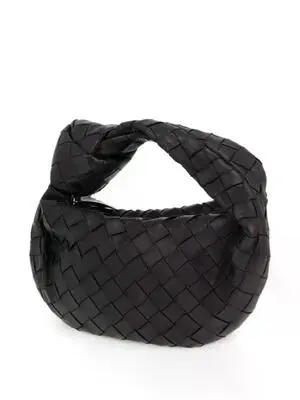 Bottega Veneta Mini Jodie Intrecciato Clutch Bag - Black