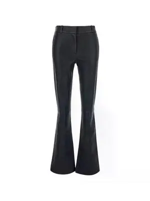 ARMA Leather Flared Trousers - Black