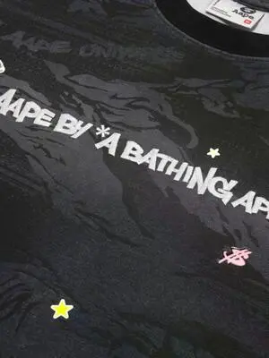 AAPE BY *A BATHING APE Sticker-print Crew-neck Sweatshirt
